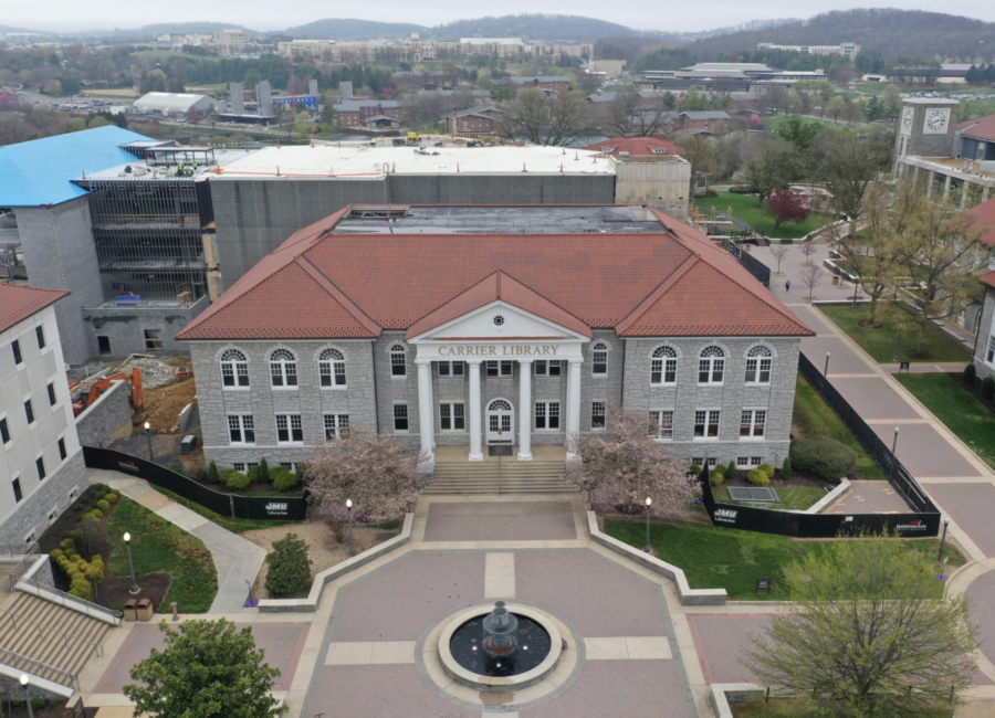 Carrier Library Construction Project Progressing as Planned - JMU Libraries