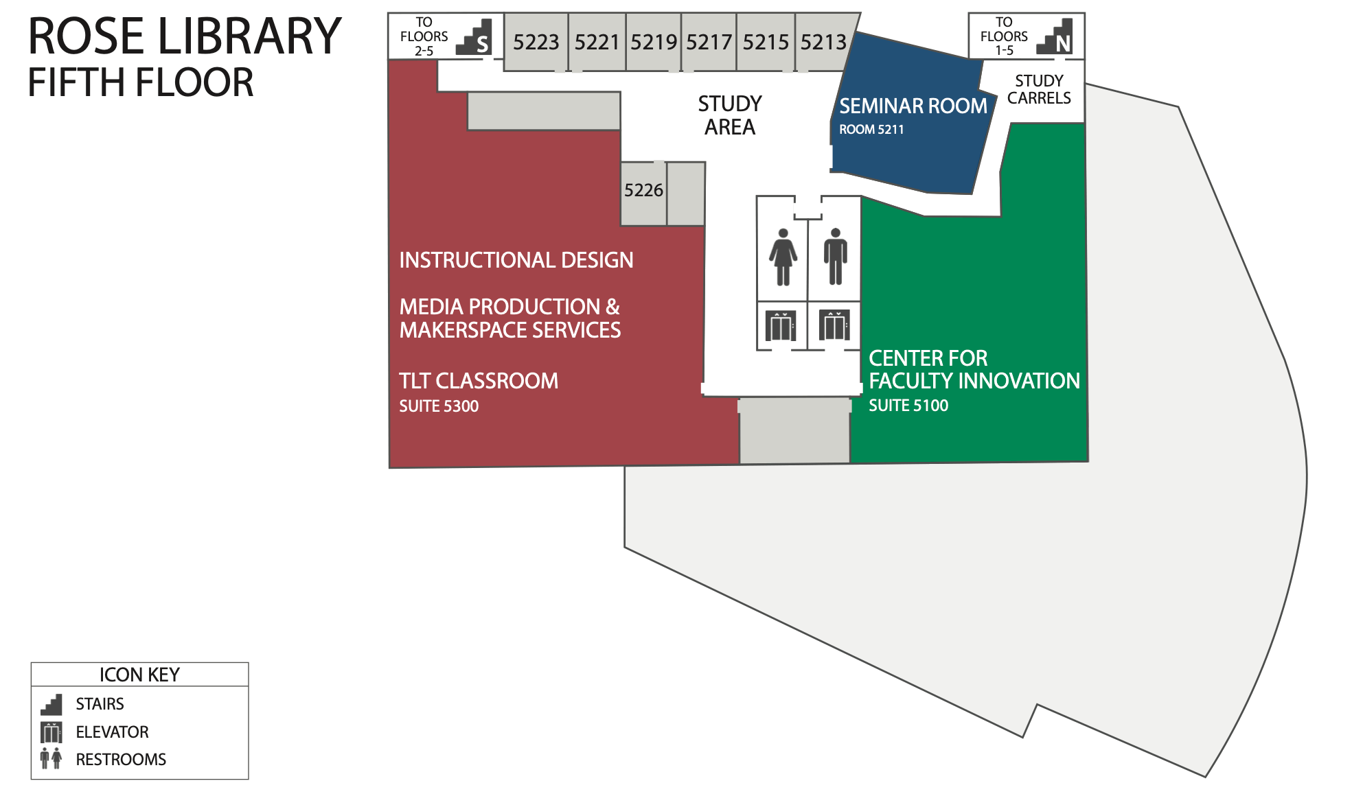 Rose Library Floor Plans - JMU Libraries